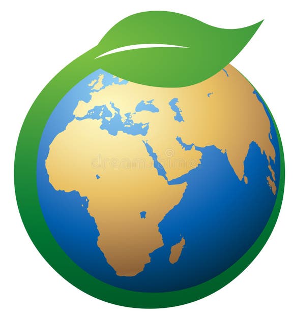 Green Earth Symbol stock illustration. Illustration of metaphorical ...