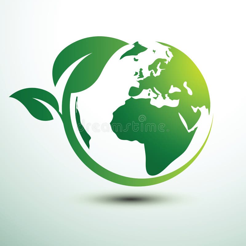 Green earth vector stock vector. Illustration of environment - 115774636