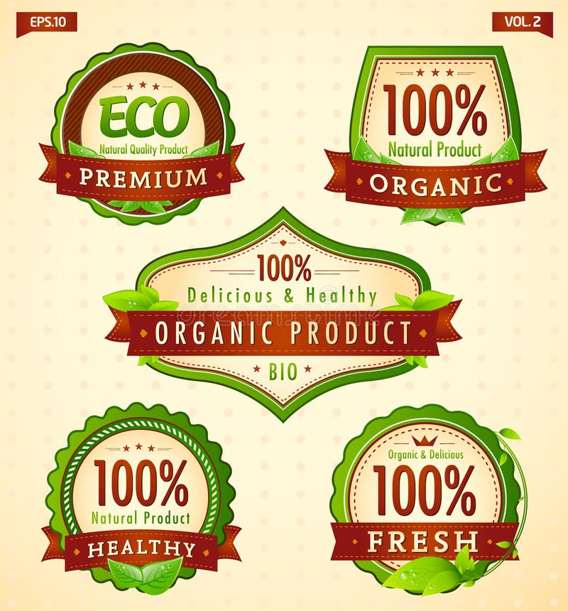 ECO & BIO sign stock vector. Illustration of leaf - 25964892