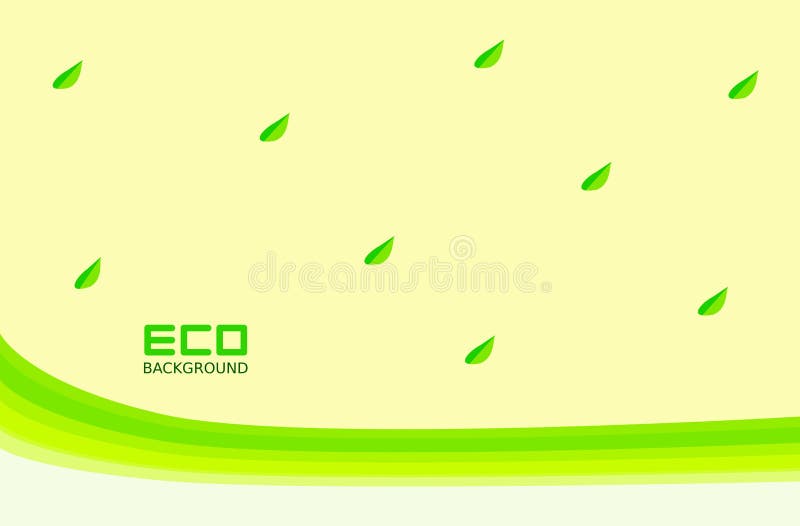 Green Eco-friendly Backgrounds with Leaf Patterns for Business Posts ...
