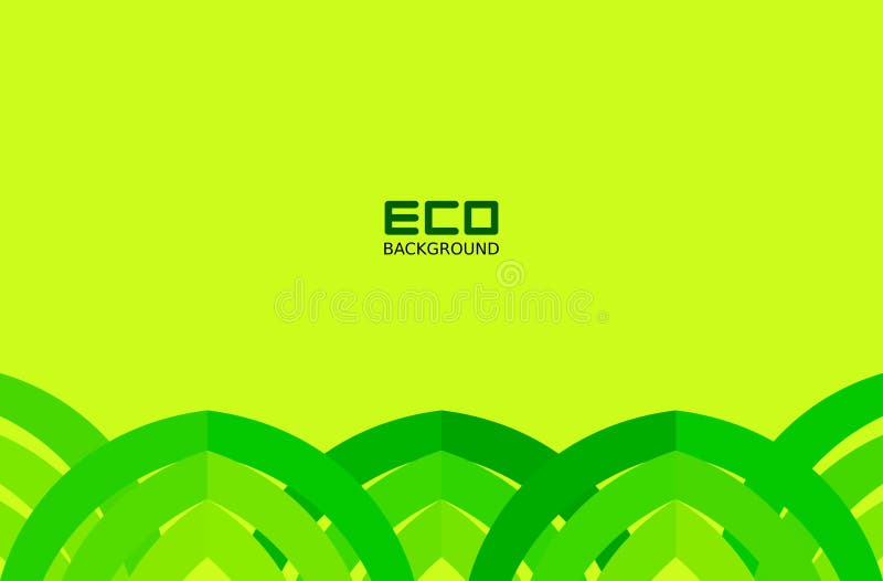 Green Eco Friendly Backgrounds with Leaf Patterns Stock Vector ...