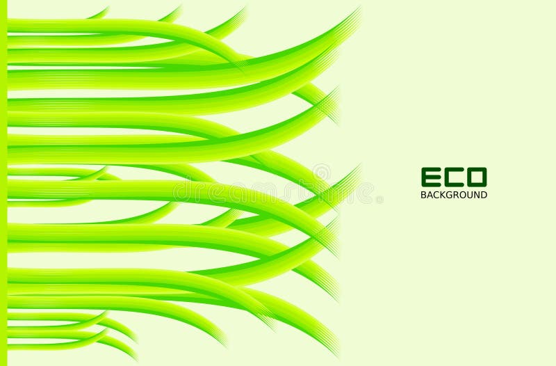 Green Eco Friendly Backgrounds with Leaf Patterns Stock Illustration ...