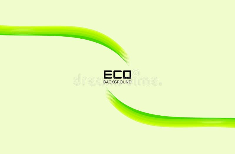 Green Eco Friendly Backgrounds with Leaf Patterns Stock Illustration ...