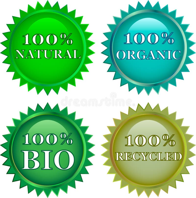 Eco friendly labels stock vector. Illustration of label - 221653032