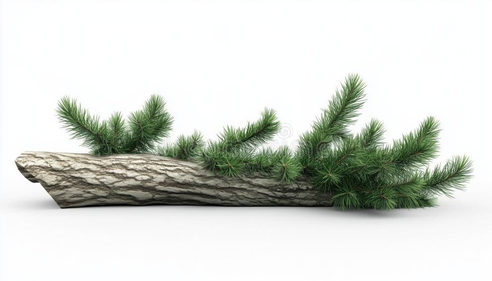 Green, Eco-Friendly Pine Tree Trunk Image for Forest and Forestry ...