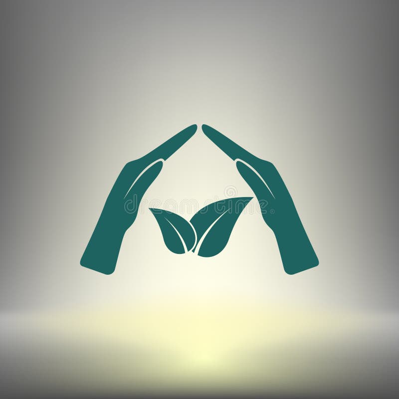 Green eco friendly sign stock illustration. Illustration of modern ...