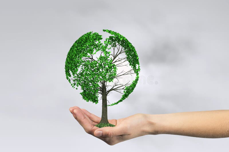 Green eco life stock photo. Image of reforestation, health - 68979438
