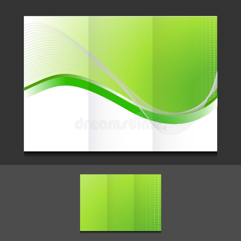 Tri-fold Brochure Template Design Stock Vector - Illustration of ...