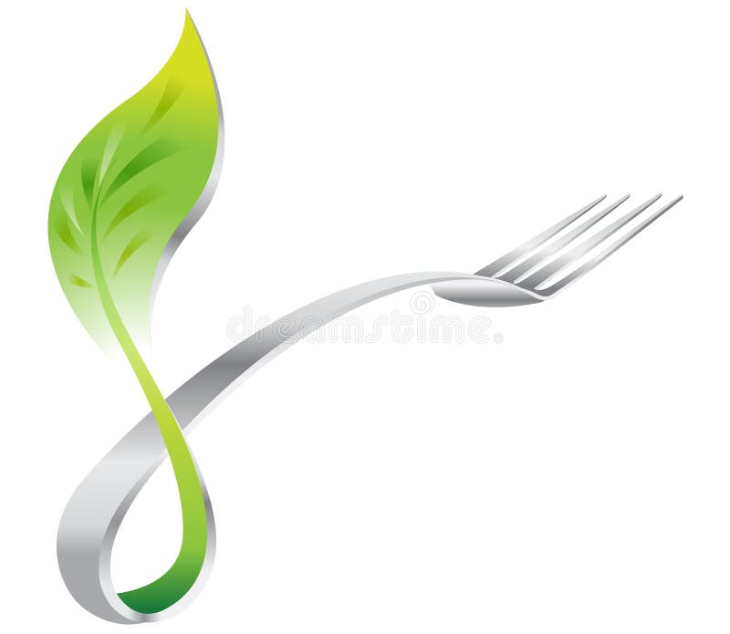 Green Ecological Restaurant Stock Illustration - Illustration of ...