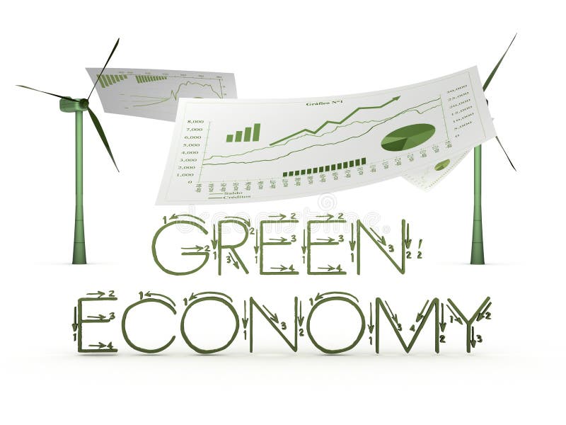 Green economy stock illustration. Illustration of business - 47418973