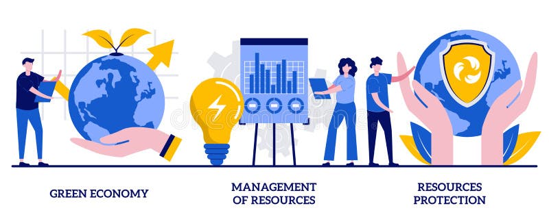 Resources Protection Abstract Concept Vector Illustration. Stock Vector ...