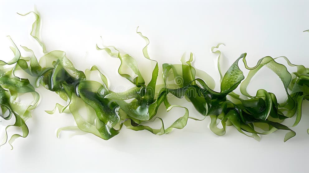 Green Edible Algae Sea Weed Stock Image - Image of stalk, leaf: 320077585