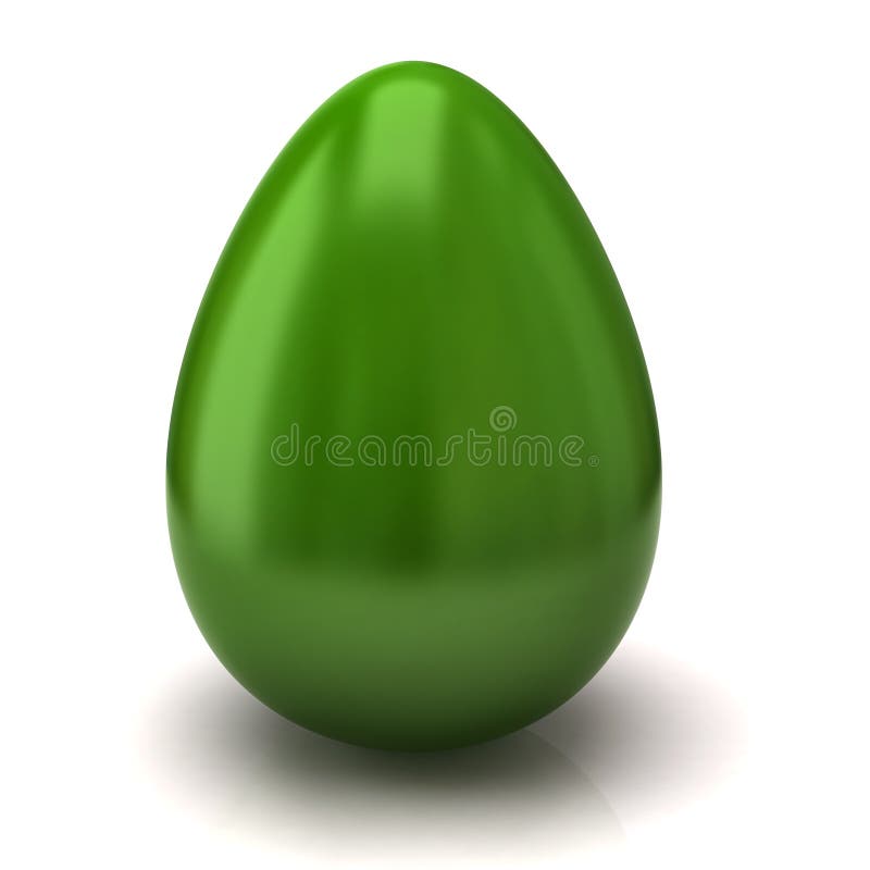 Green egg stock illustration. Illustration of idea, color - 28909845
