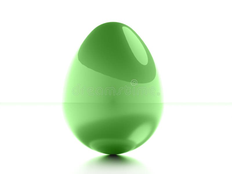 Green egg stock illustration. Illustration of abstract - 33235706
