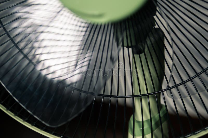 Green Electric Fan stock photo. Image of conditioner - 132891848