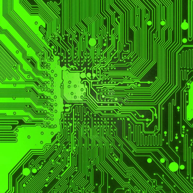 Electronic Computer Circuit Board Stock Photo - Image of pattern, grid: 205460