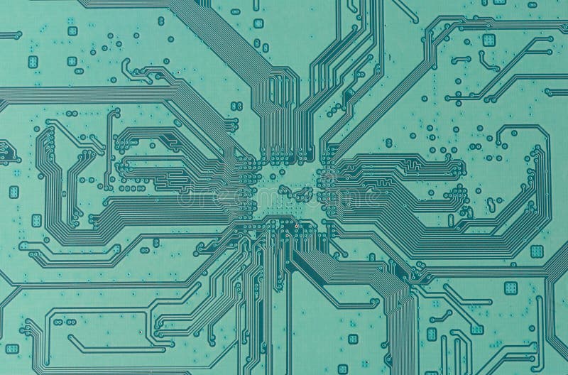 Green Electronic Board with Tracks Like a Diagonal Texture Stock Photo ...