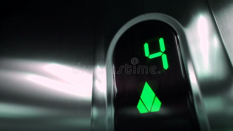 Elevator Indicator in the House. Stock Video - Video of diode, elevator ...