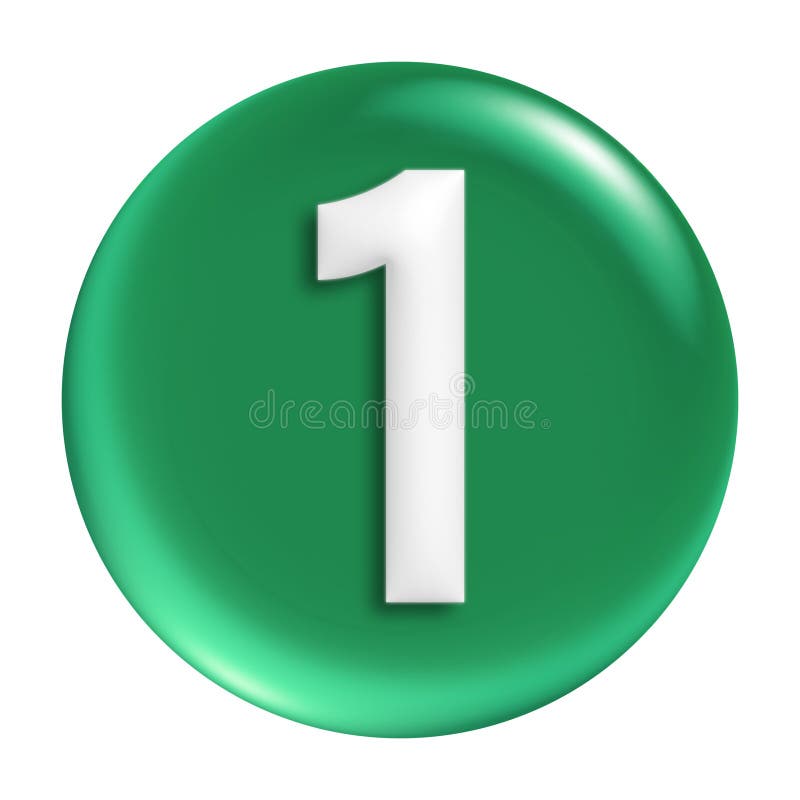 Green Embossed Numbers, Alphabet, New Year 2020, 3d Illustration Stock ...