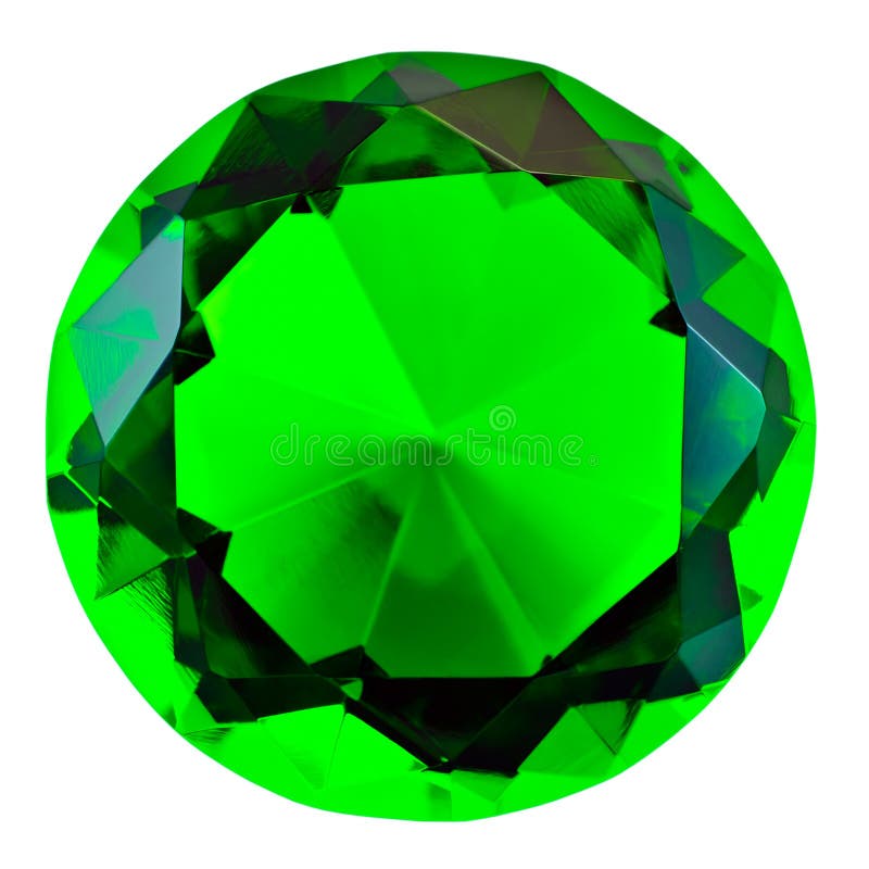 Green emerald gemstone stock image. Image of macro, fashion - 14947845