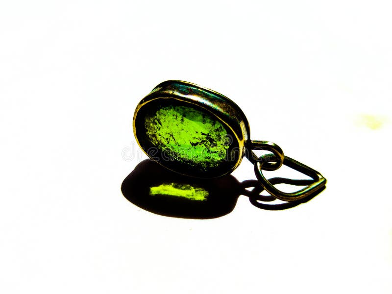 Green Emerald Precious Stone Isolated in White Stock Photo - Image of ...