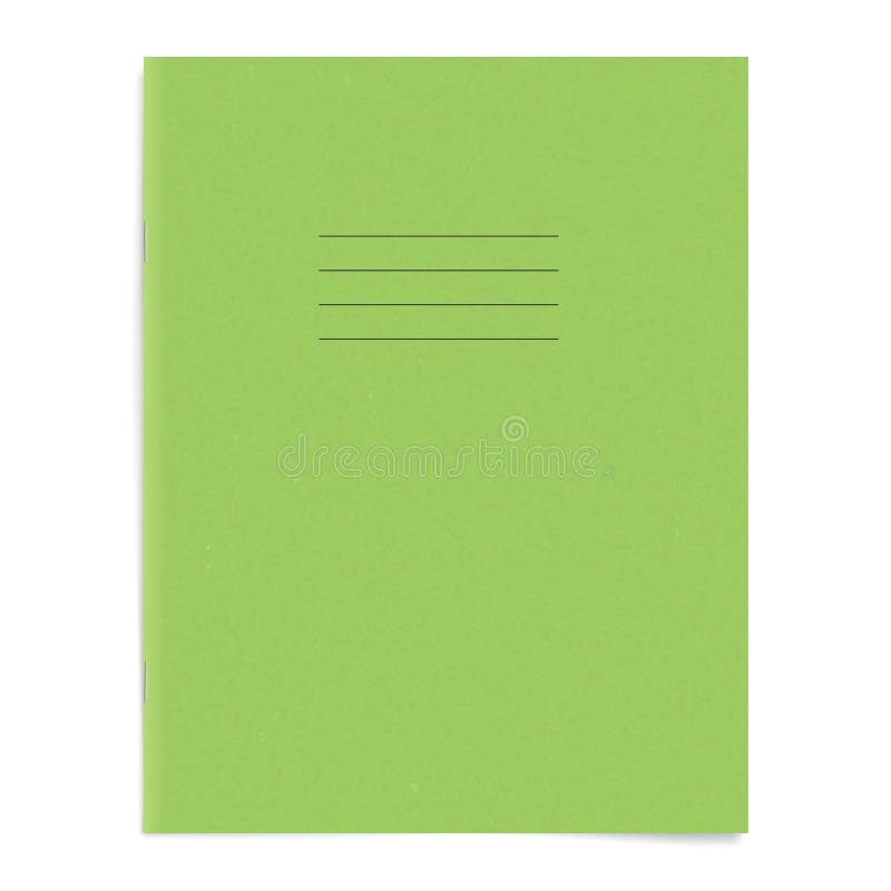 Blank Workbook Page with Pencil Stock Vector - Illustration of copybook ...