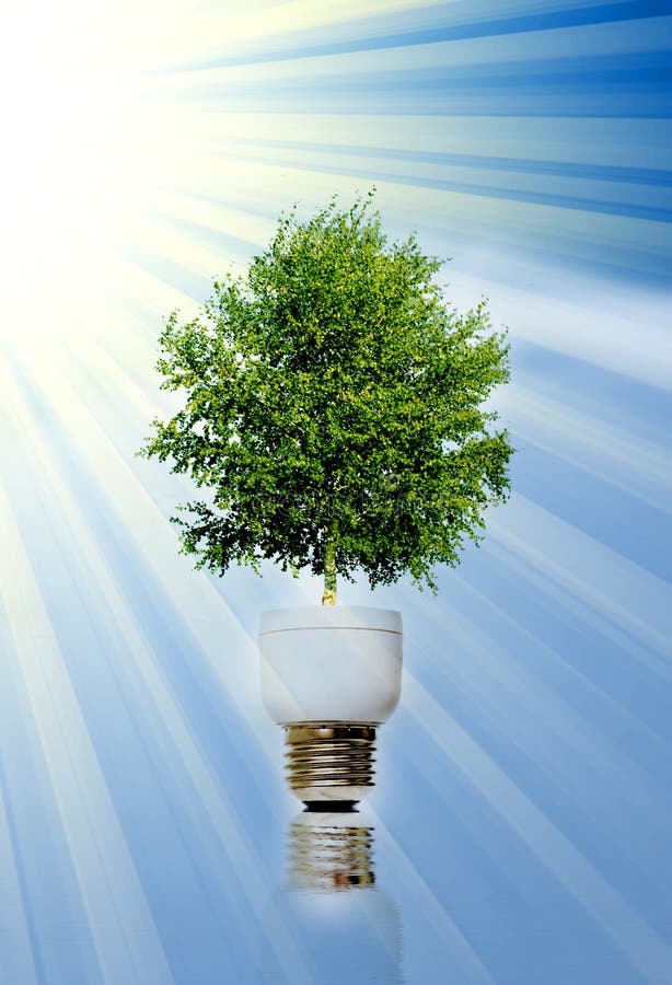 Eco energy concept stock photo. Image of glow, earth, disposal - 5231878