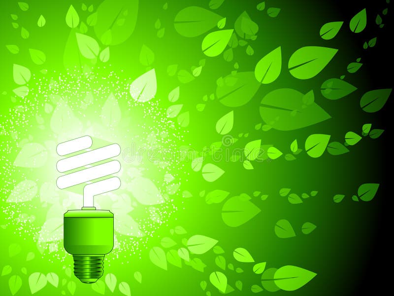 Green energy background stock vector. Illustration of electricity - 9698249