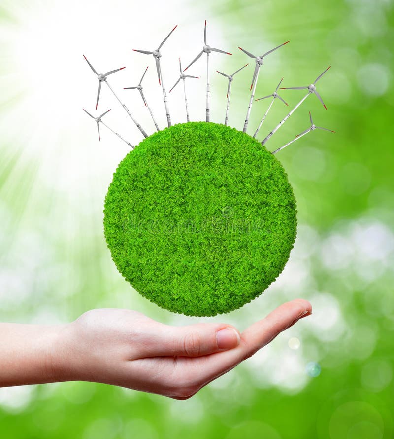 Green energy concepts stock image. Image of island, life - 40087125