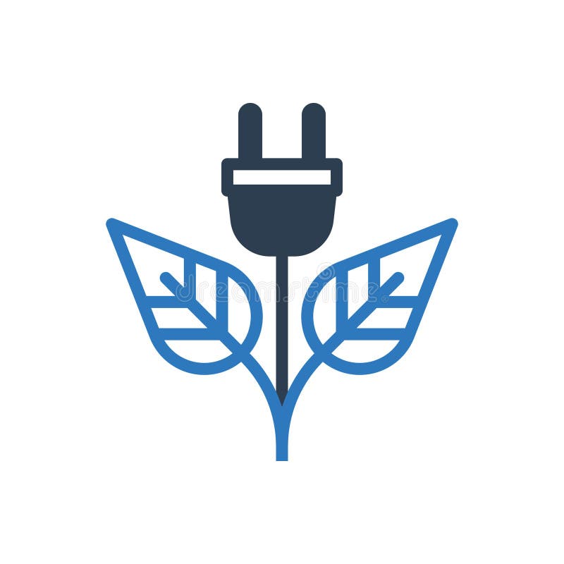 Green Energy Icon - Renewable Energy Icon - Sign Symbol Stock Vector ...