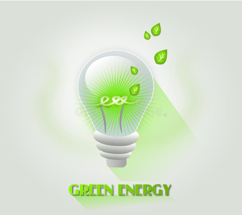 Green Energy stock illustration. Illustration of protect - 49048167