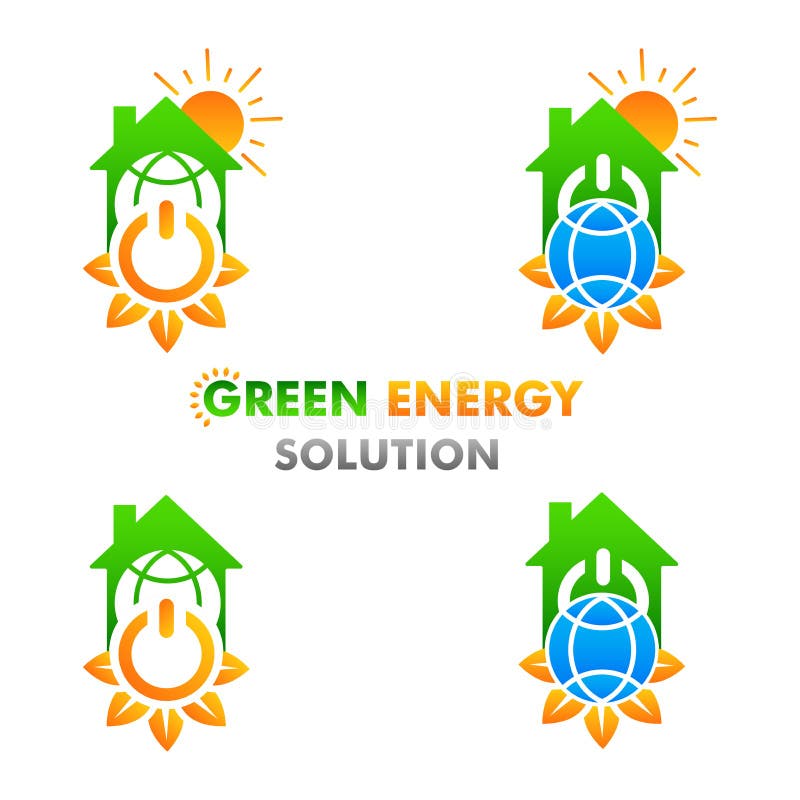 Green Energy Illustration. Renewable and Clean Energy Illustration ...