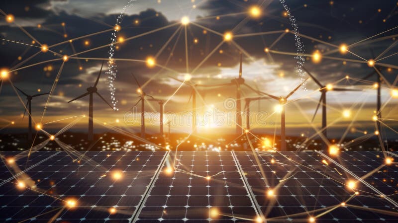 Green Energy Integration with Wind Turbines, Solar Panels, and Eco ...