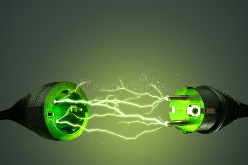 Green Energy Electricity Concept Stock Image - Image of electrical ...