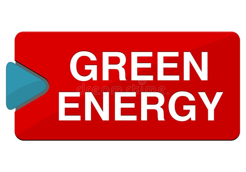 Green Energy Sign stock vector. Illustration of renewable - 83595804