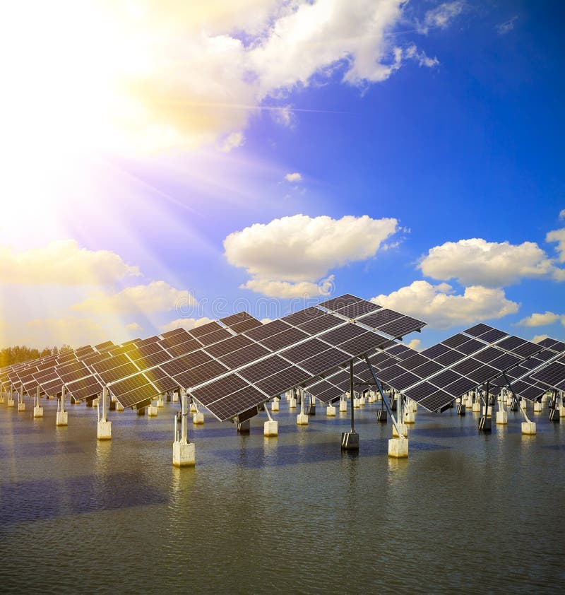 Solar Energy for Sustainable Development Stock Photo - Image of climate ...