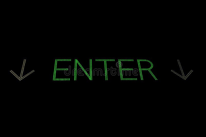 DO NOT ENTER Sign with Metal Chain Locking the Door Stock Image - Image ...