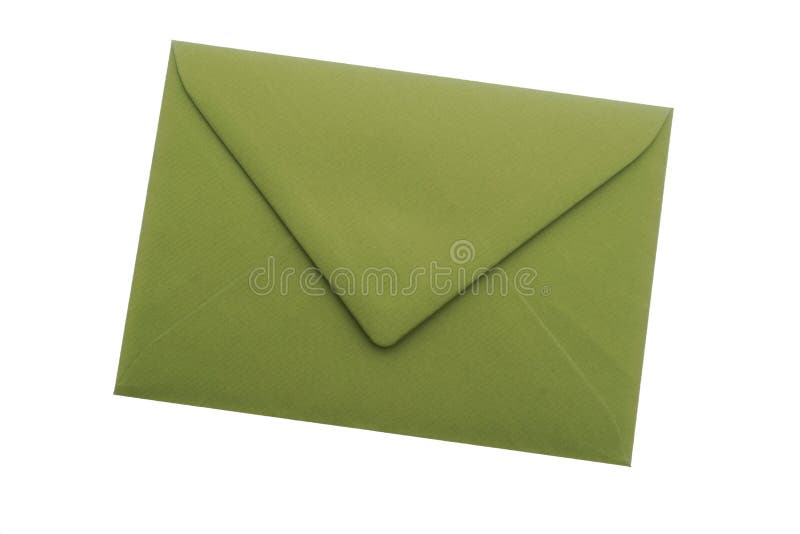 Green Envelope stock image. Image of stationary, green - 33509701