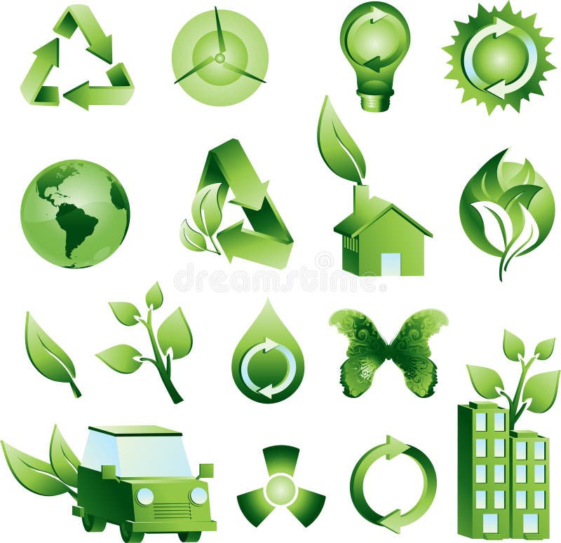 Environmental Symbols Stock Illustrations – 18,251 Environmental ...