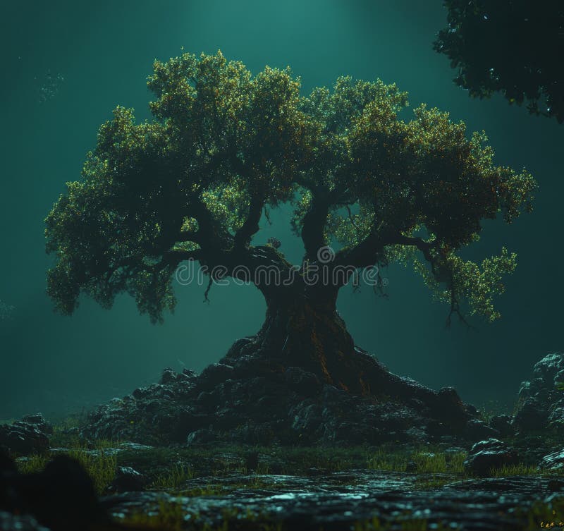 A Green Environment is Illustrated with Leaves that are Fresh Stock ...