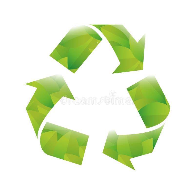 Green Environmental Care Signal Icon Stock Illustration - Illustration ...