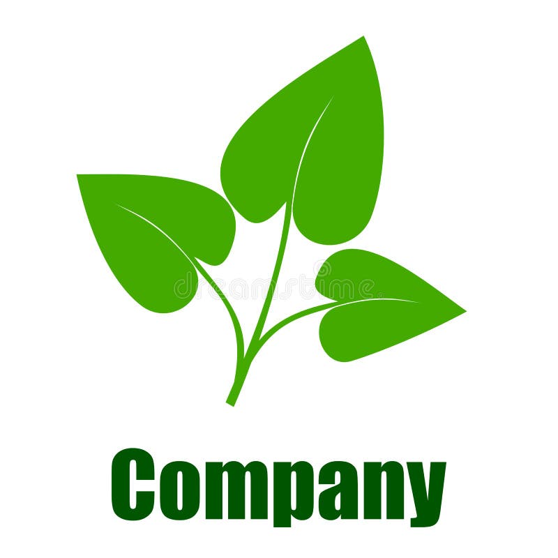 Green Environmental Company Logo Stock Illustration - Illustration of ...