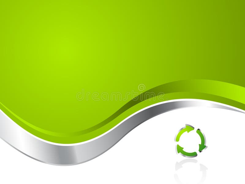 Green Environmental Recycling Business Background Stock Vector ...