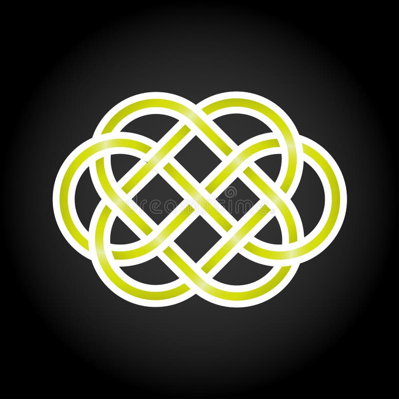 Eternal knot concept stock vector. Illustration of harmony - 29771624
