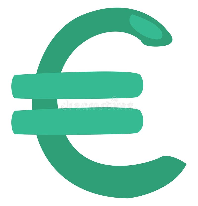 Green Euro Money Same Sizes. Seamless Pattern. Vector Illustration ...