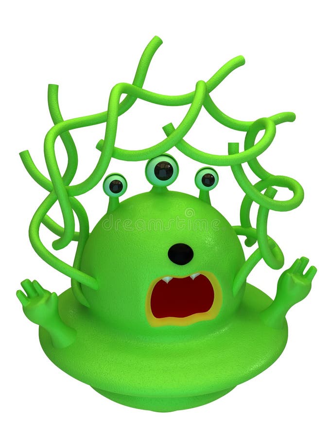 Alien cartoon stock vector. Illustration of animal, funny - 39575794