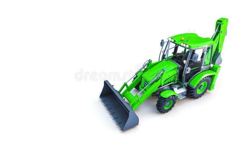 Green Excavator Stock Illustrations – 1,490 Green Excavator Stock ...