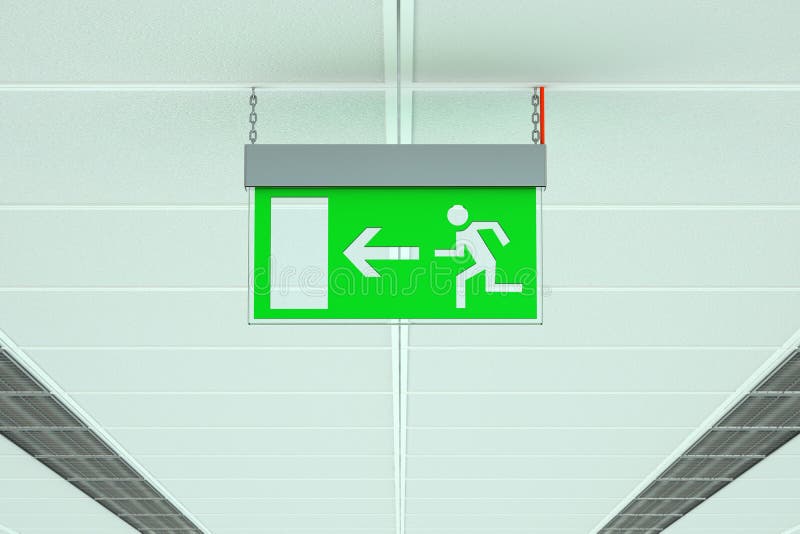 Green Exit Sign Template Designs - Emergency Exit - Pack of Two Vectors ...