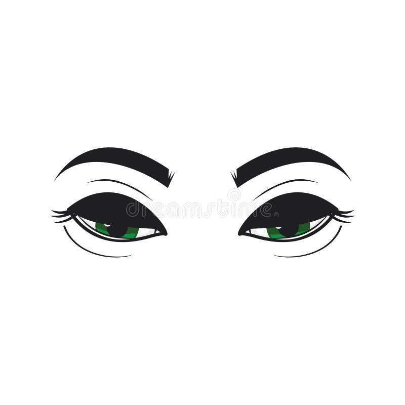 Left Human Eye Vector Illustration Stock Illustrations – 89 Left Human ...