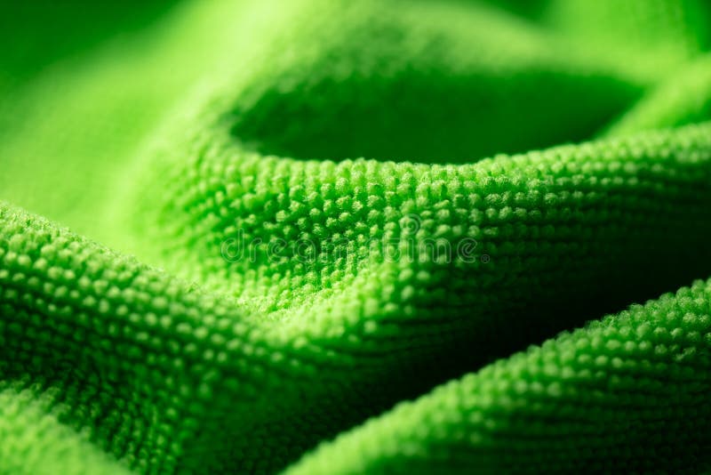 Green Fabric As an Abstract Background Stock Image - Image of macro ...